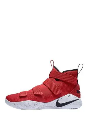 Nike Lebron Soldier High Top Sneakers - Red/white
