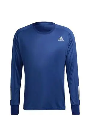 Adidas Long Sleeve Quick Dry Training T-shirt - Blue