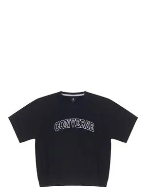 CONVERSE Retro Chuck Crew T-shirt Asia Sizing - Black