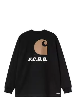 Carhartt Work In Progress X F.c.real Bristol Pocket L/s T-shirt - Black