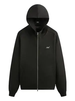 Kith Double Weave Selfridge Zip Up Hoodie - Black