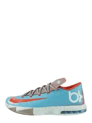 Nike Kd 6 Basketball Sneakers - Blue/gold/gray