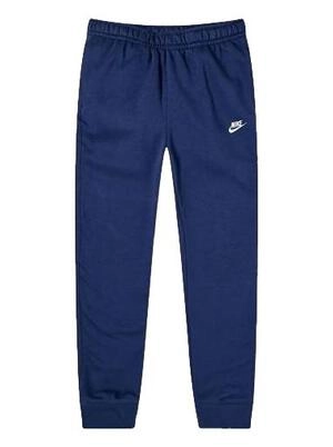 Nike Nike Club Sweat Fleece Casual Sports Long Pants Blue