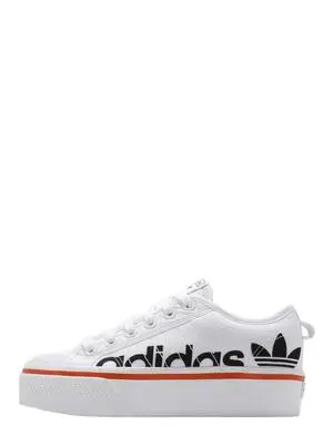 Adidas Adidas Nizza Platform Sneakers Whiteblackorange