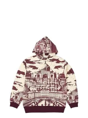 PALACE Mega Hooded Sweatshirt - Soft White/purple