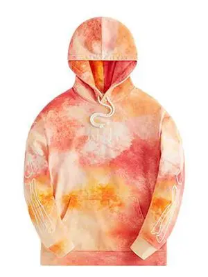 Kith Treats Skeleton Nelson Hoodie - Orange/red