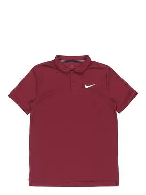Nike Nike Running Training Sports Quick Dry Breathable Short Sleeve Polo Shirt Red Wine Red Wine Red