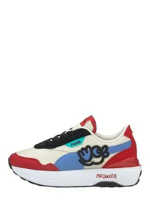PUMA Mr. Doodle X Cruise Rider Sneakers - /black/red