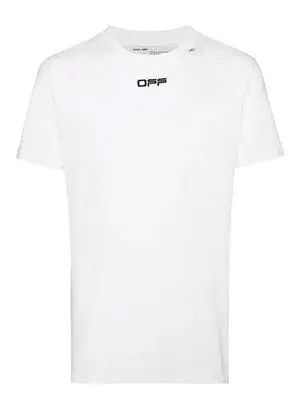 Off-White Ss20 Caravaggio Arrow Back Arrows Sketch Logo T-shirt - White