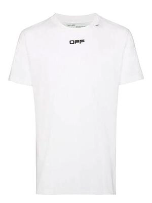 Off-White Ss20 Caravaggio Arrow Back Arrows Sketch Logo - White