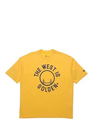 Nike Golden State Warriors Short Sleeve T-shirt - Yellow