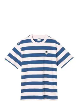 PUMA Downtown Striped T-shirt 'blue White - Blue/white