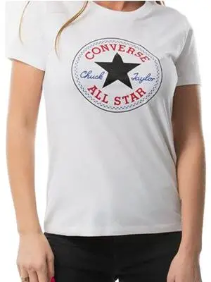 CONVERSE All Star Short Sleeve T-shirt - White