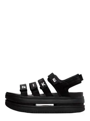 Nike Icon Classic Se Platform Sandals - Black