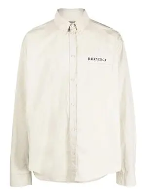 Balenciaga Balenciaga Property Of Back Print Shirt 'ecru' Ecru