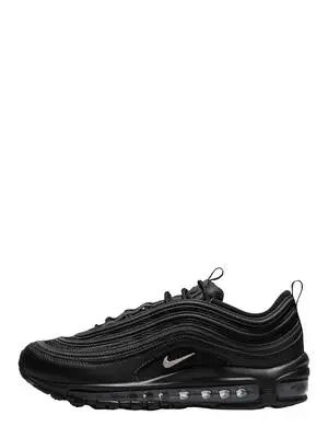 Nike Max 97 Metallic Silver Sneakers - Black