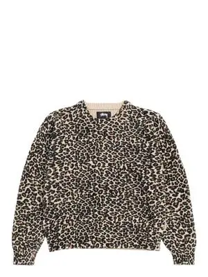StÜssy Print Pullover Sweater - Leopard