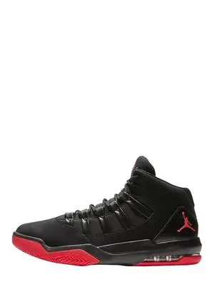 JORDAN Jordan Air Max Aura High Top Sneakers Blacl/red