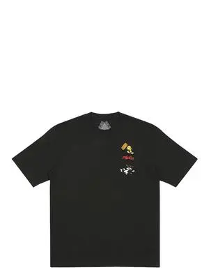 PALACE X Looney Tunes Cartoon Graphic T-shirt - Black