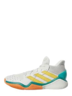 Adidas Harden Stepback Glory Green Athletic Sneakers - Grey