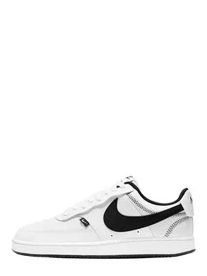 Nike Court Vision Low Premium Sneakers - White/black