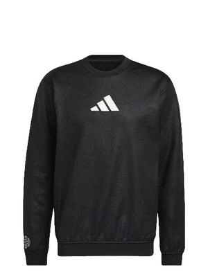 ADIDAS Adidas Logo Basketball Crewneck Sweatshirt