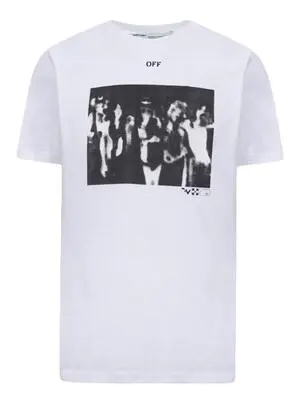 Off-White Chest Printing Short Sleeve - White