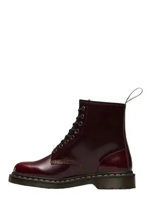Dr. Martens Dr. Martens Vegan 1460 Cambridge Brush Lace Up Boots Cherry Red