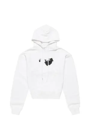 OFF-WHITE Off-White Logo Print Pullover Hoodie