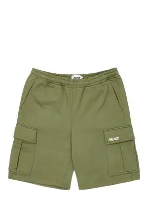 PALACE Cargo Sweat Shorts - Olive Green