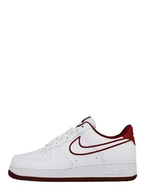 Nike Nike Air Force 1 Low '07 Leather Sneakers White/red
