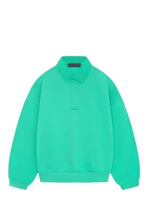 Fear Of God Ss24 Long-sleeve Polo - Mint Leaf