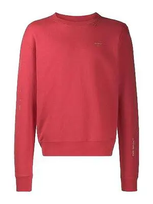 Off-White Arrow Pattern Pullover - Red