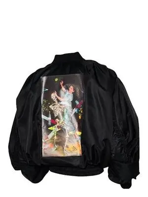 Off-White Pascal Appliqué Pilot Jacket - Black