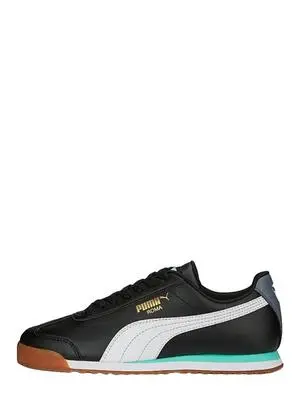 PUMA Roma Basic Plus Sneakers - Black/white/mint