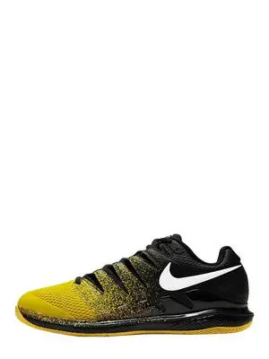 Nike Zoom Vapor X 'black Speed Yellow Spray' Sneakers - Black/gold