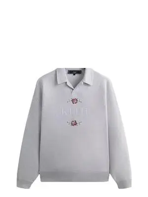Kith KITH Nelson Collared Pullover Light Heather Grey