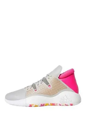 Adidas Pro Vision Basketball Sneakers - Gray/pink