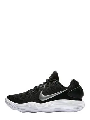 Nike Hyperdunk 2017 Low Athletic Sneakers - Black/silver