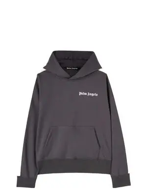 Palm Angels Classic Hoodie - Dark Grey/off White
