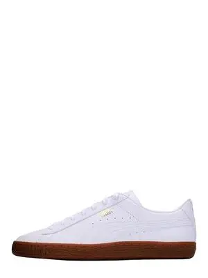 PUMA Basket 21 Gum Sole Sneakers - White