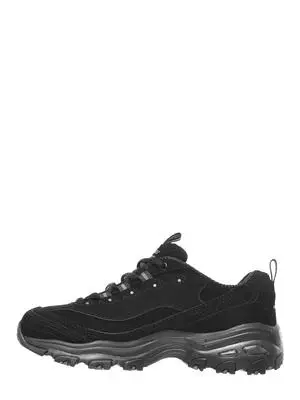Sketchers Skechers D'Lites Low-Top Athletic Sneakers Black