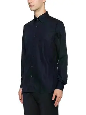 TRUZZI Button-down Collar Shirt - Blue