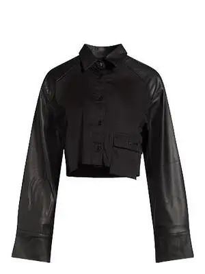 DISCLAIMER DISCLAIMER Cotton And Elastane Blend Shirt