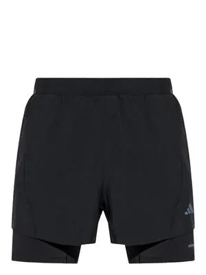Adidas X Entire Studios Layered Performance Shorts - Black