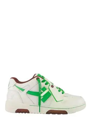 Off-White Bubble Leather Sneakers - Neutrals