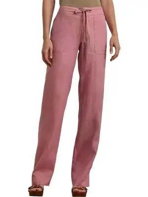 Ralph Lauren Drawstring Patch-pocket Trousers - Pink