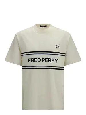 Fred Perry Logo-print Striped T-shirt - Multicolour