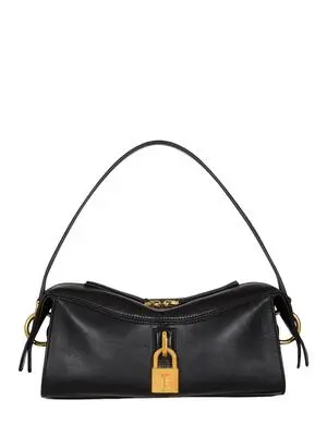 Balmain Small Pulse Bag In Smooth Leather - Black