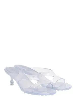 JIMMY CHOO Glitter Tpu Mules - Transparent